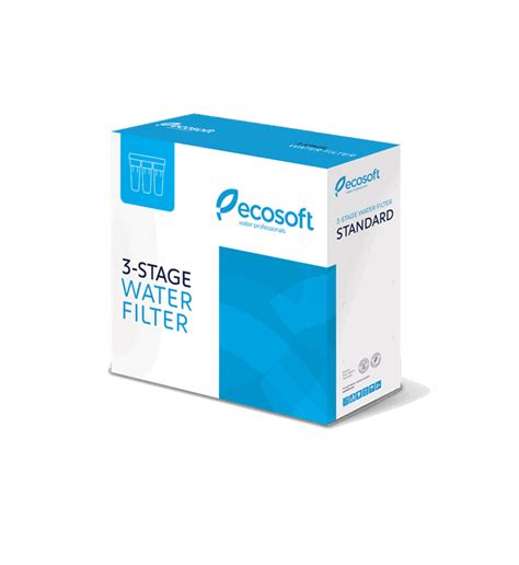 Тройной фильтр Ecosoft Standard купить Фильтры для питьевой воды в Киеве и Украине выгодная