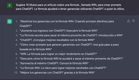el arte de construir prompts para chatgpt las técnicas para obtener