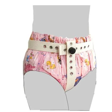 Abdl Locking Diaper Belt Bondage Toy Punishment Crotch Restraint Strap