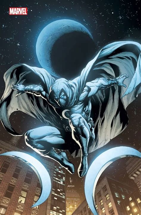 Moon Knight Flying Moon Superhero Blue Moon Knight Marvel Moon Knight