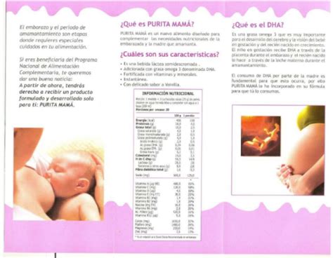 Programa De Alimentación Complementaria Básico Pnac Básico Programas Alimentarios