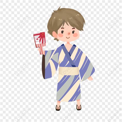 일본 만화 의상 캐릭터 일러스트 그림 파란색과 흰색도약처럼 Png 일러스트 무료 다운로드 Lovepik