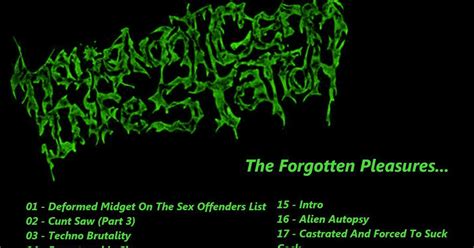 Sickness Album Downloads Malignant Germ Infestation The Forgotten