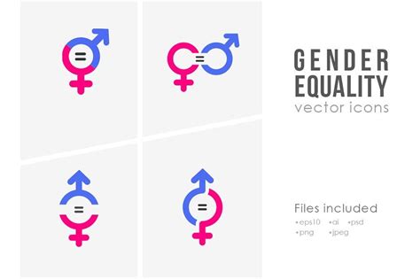 Gender Equality Concept Icons Artofit