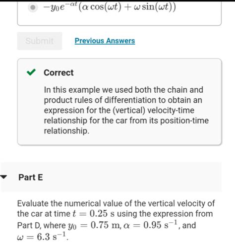 solved using the equation from part d and numbers from part