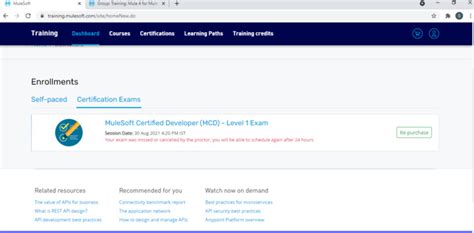 How To Schedule Mulesoft Certified Developer Mcd Level 1 Exam