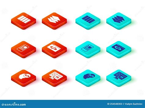 Set Front End Development UI Or UX Design Mobile Apps Layers And Color Palette Guide Icon