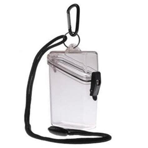 Witz Waterproof Keep It Clear Id Case With Breakaway Lanyard Fishing