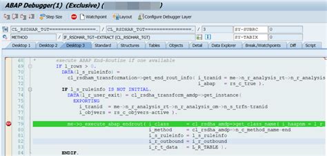 Martin Maruskin Blog Something About Sap Debugging End Routine In