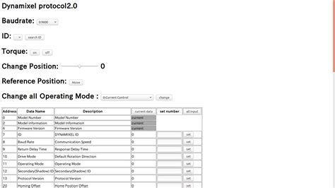 GitHub rt net dynamixel checker ROBOTIS製Dymamixelサーボモータの内部パラメータ変更ソフト