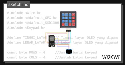 Oled Smart Password Ino Wokwi ESP32 STM32 Arduino Simulator