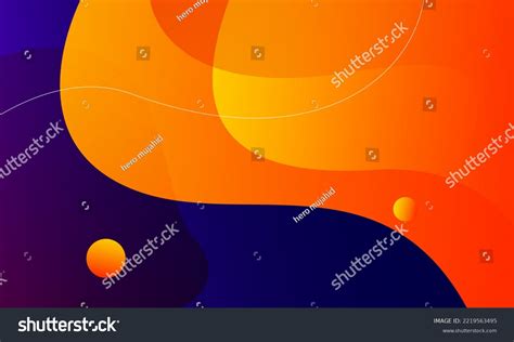 Orange Blue Abstract Wave Background Vector Stock Vector Royalty Free 2219563495 Shutterstock