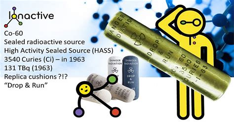 Ionactive Drop And Run Radioactive Cobalt 60 Co 60 Source