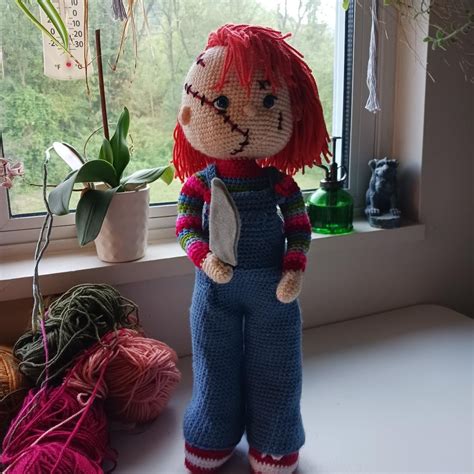 Chucky Inspired Crocheted Doll Pattern Etsy