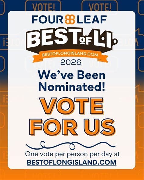 Ucp Ucp Of Long Island Has Been Nominated For The Fourleaf Best Of