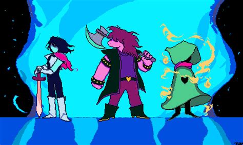 Oc Heroes From The Legend Of Deltarune But Detailed Colored And