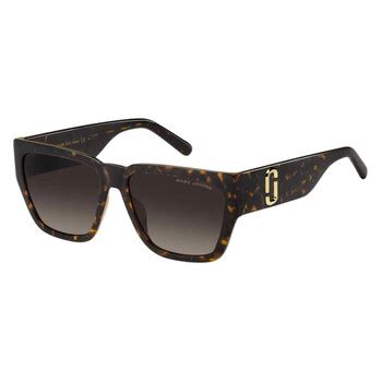 Marc Jacobs Grey Shaded Rectangular Ladies Sunglasses Marc 646s 080s