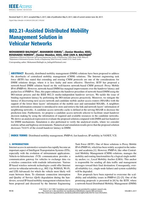 pdf 802 21 assisted distributed mobility management solution in