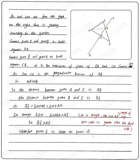 Solved In This Diagram Line Segment Cd Is The Ab⊥ Cd Perpendicular