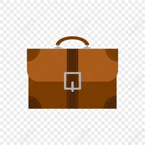 브라운 빈티지 서류 가방 클립 아트갈색사업 Png 일러스트 무료 다운로드 Lovepik