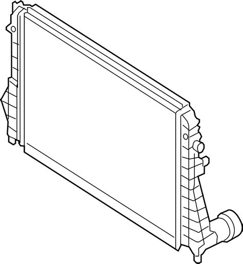 5K0121251S - Radiator - Genuine Volkswagen Part