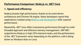 Node Js Vs NET Core What To Choose In Pptx