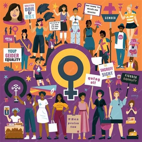 Gender Equality Vector Premium Ai Generated Image