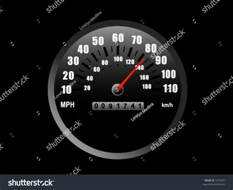 Speedometer Vector Stock Vector Royalty Free 1675201 Shutterstock