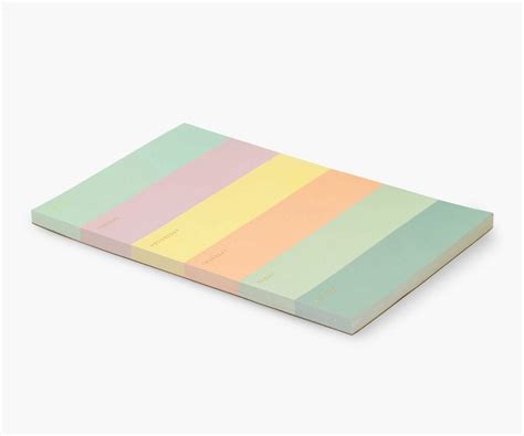 Rifle Paper Co Large Memo Notepad Color Block Berings