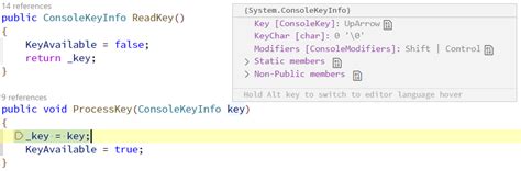 `consolereadkey` Behaves Differently In Net 6 And Net 7 Preview7 Comparing To Net 5 When