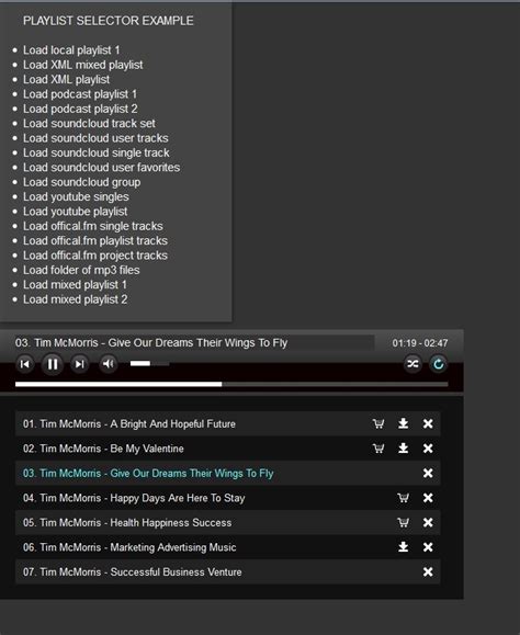 Html5 Audio Player With Playlist By Tean Codecanyon
