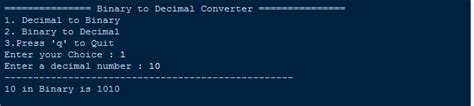 How To Create A Binary To Decimal Number In Python Sourcecodester