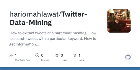 Github Hariomahlawattwitter Data Mining How To Extract Tweets Of A