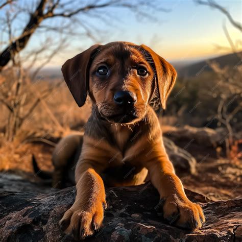 Premium Ai Image A Cute Rhodesian Ridgeback Puppy