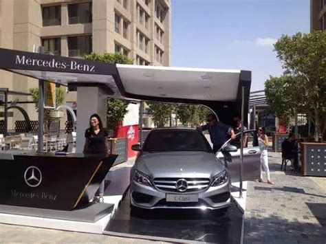 Mercedes Benz New C Class Booth Behance Mercedes Benz New C Class Booth Behance