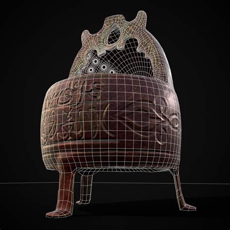 Engraved Metal Perfume Holder 3d Model By Get Dead Entertainment