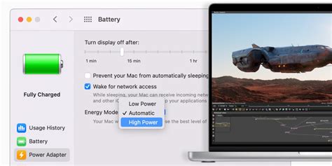 High Power Mode Can Improve Performance For Graphics Intensive Tasks