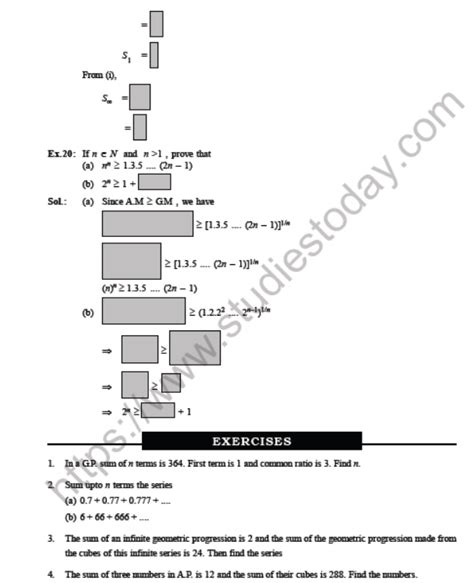 Cbse Class 10 Mathematics Arithmetic Progression Assignment Set A
