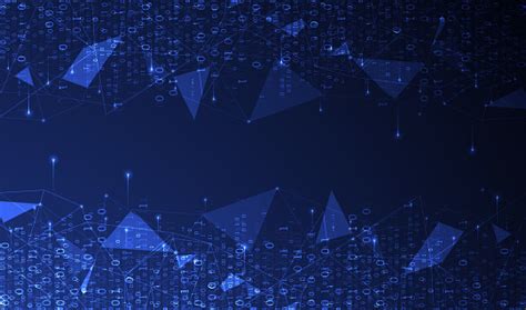 기술 배경입니다 빅 데이터 개념 이진 컴퓨터 코드입니다 벡터 일러스트입니다 0에 대한 스톡 벡터 아트 및 기타 이미지 0 가상현실 과학 Istock