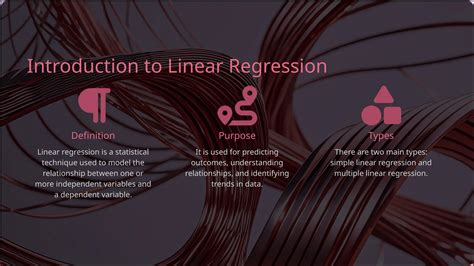 Linear Regressionpptx All About Linear Regression And It Types And Applications Pptx