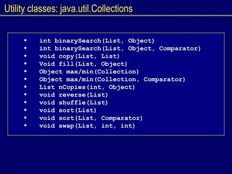 Ppt Java 2 Collections Powerpoint Presentation Free Download Id