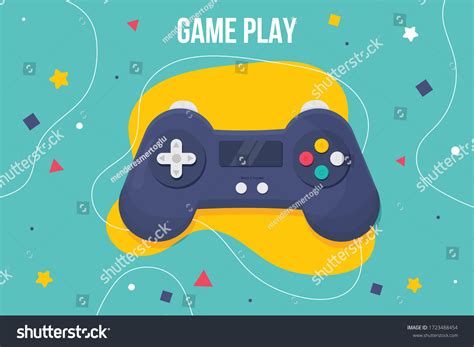 Joystick Concept Design Game Pad Icon Stock Vector Royalty Free
