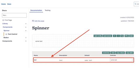 Document Component Controls