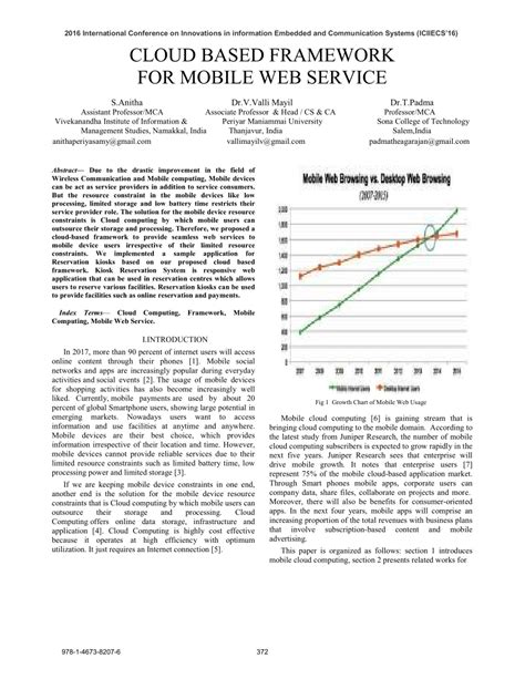 Pdf Cloud Based Framework For Mobile Web Service