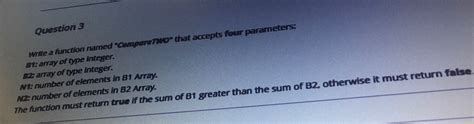 Answered Question 3 Write A Function Named Bartleby