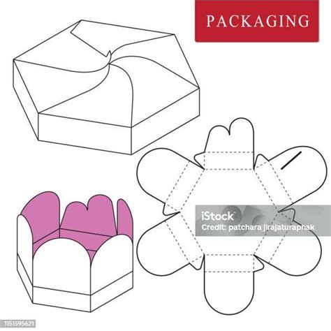 벡터 일러스트 레이 션의 상자 패키지 템플릿 고립 된 흰색 소매 모의 최대 0명에 대한 스톡 벡터 아트 및 기타 이미지 0명 3차원 형태 개념 Istock