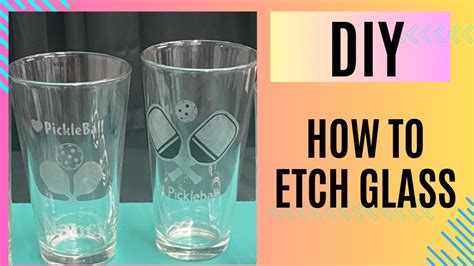 The Perfect Personalized T Diy Glass Etching Tutorial For Beginners Youtube