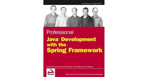 Professional Java Development With The Spring Framework By Rod Johnson