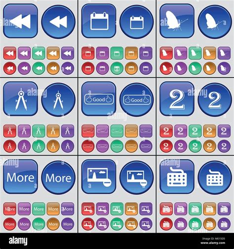 Rewind Calendar Butterfly Compasses Like Two More Picture Keyboard A Large Set Of Multi