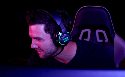 Jbl Quantum Wireless Wireless Over Ear Performance Gaming Headset With Active Noise